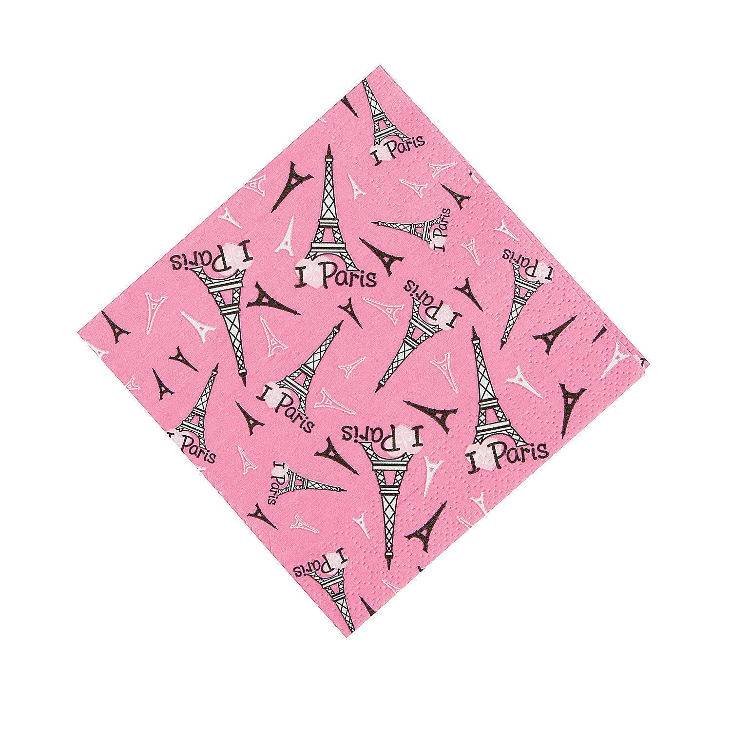 Fun Express - Perfectly Paris Beverage Napkins for Birthday - Party Su ...