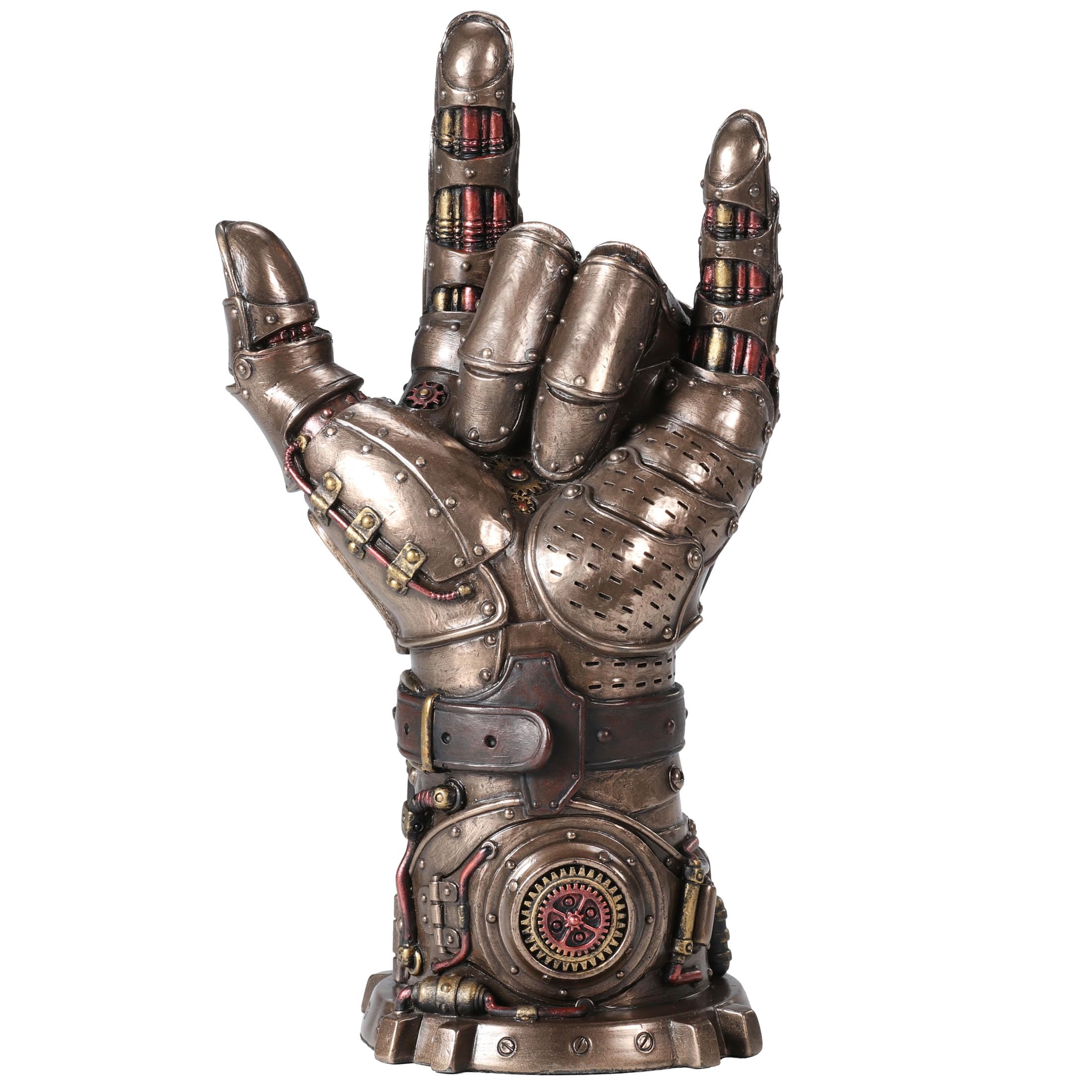 Veronese Design 9 1/2 Inch Steampunk Gauntlet of Love Resin Sculpture ...
