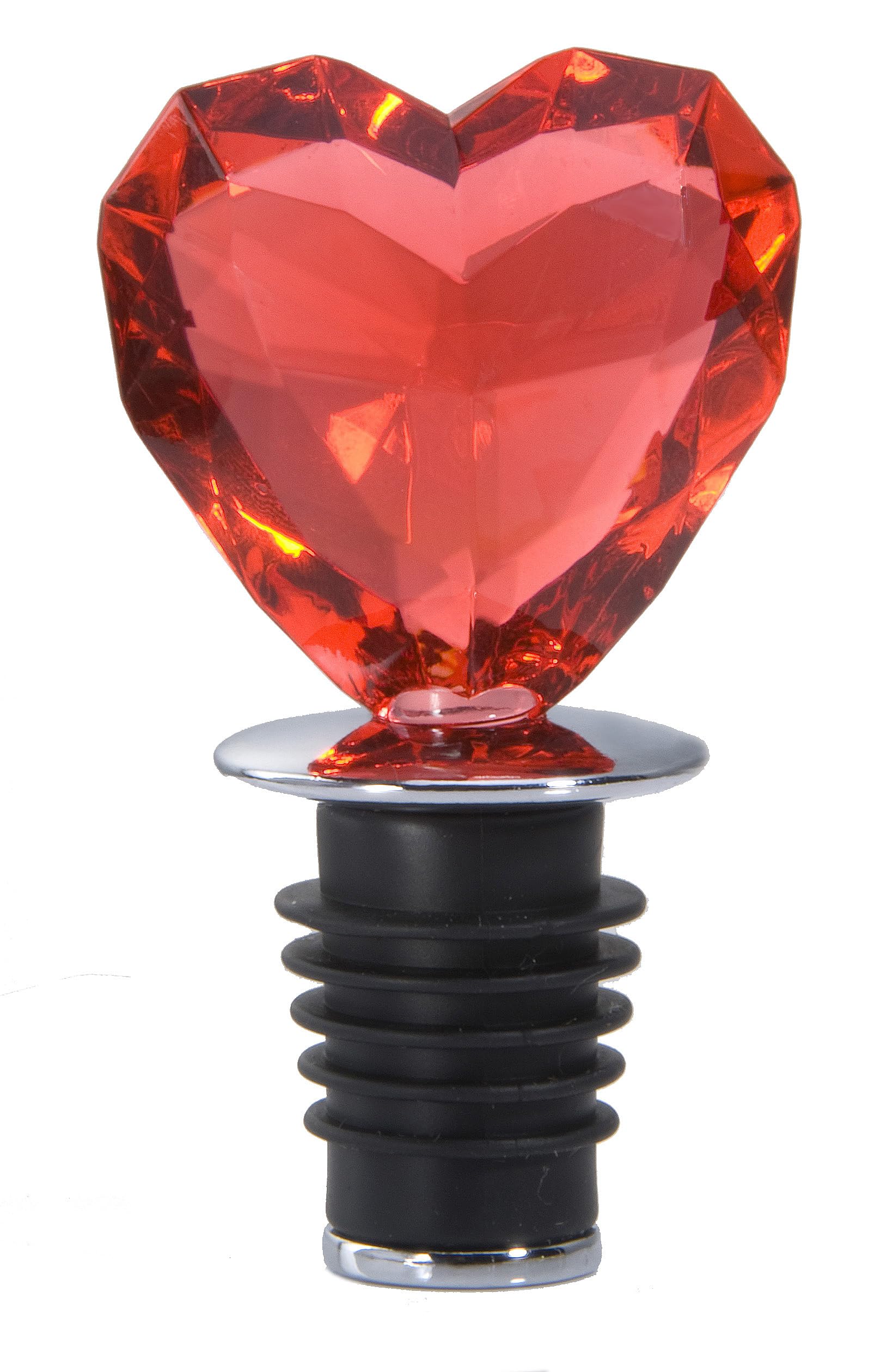 Love of Wine Bottle Stopper Red Heart Hs-2-r By Prodyne – Hour Loop