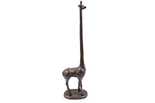 Hampton Iron Handcrafted Model Ships Cast Iron Giraffe Extra Toilet Pa ...