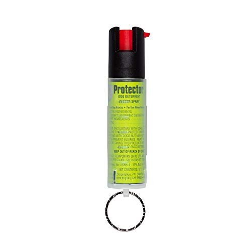 SABRE RED Protector Dog Spray with Key Ring, 14 Bursts, 12-Foot (4-Met ...