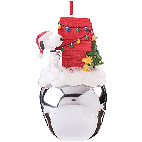 Roman Peanuts Snoopy and Woodstock Extra Large Jingle Bell Christmas O ...