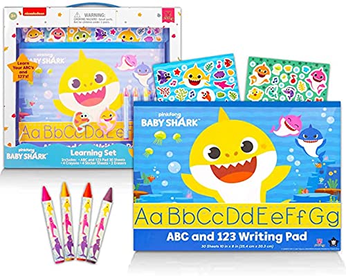 UPD Nick Jr Baby Shark ABC 123 Learning Set - ABC and 123 Learning Pad ...