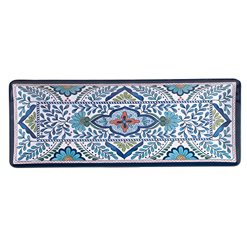 Certified International Talavera Melamine 19" x 8" Rectangular Platter ...