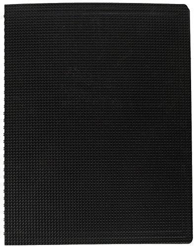 Rediform Blueline Duraflex Poly Notebook, Black, 11 x 8.5 inches, 160 ...