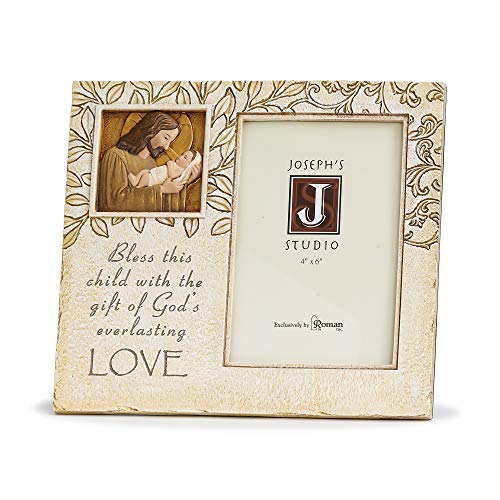 Joseph's Studio by Roman - Jesus Loves Me Frame for 4" x 6" Photo, Chi ...