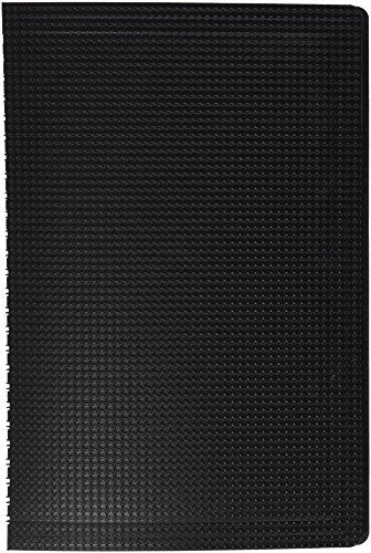 Rediform Blueline Duraflex Poly Notebook, Black, 9.375 x 6 Inches, 160 ...