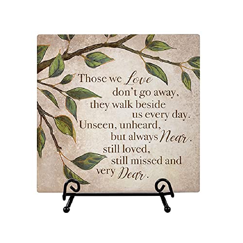 Carson 23875 Always Near Easel Plaque, 6-inch Square, Ceramic – Hour Loop